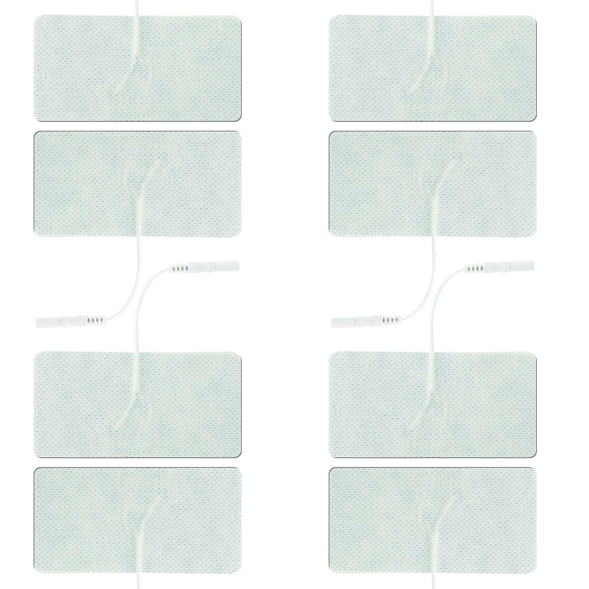 8 (2 Packs) TENS Self-Adhesive Electrodes 5cm x 10cm– Tens Products