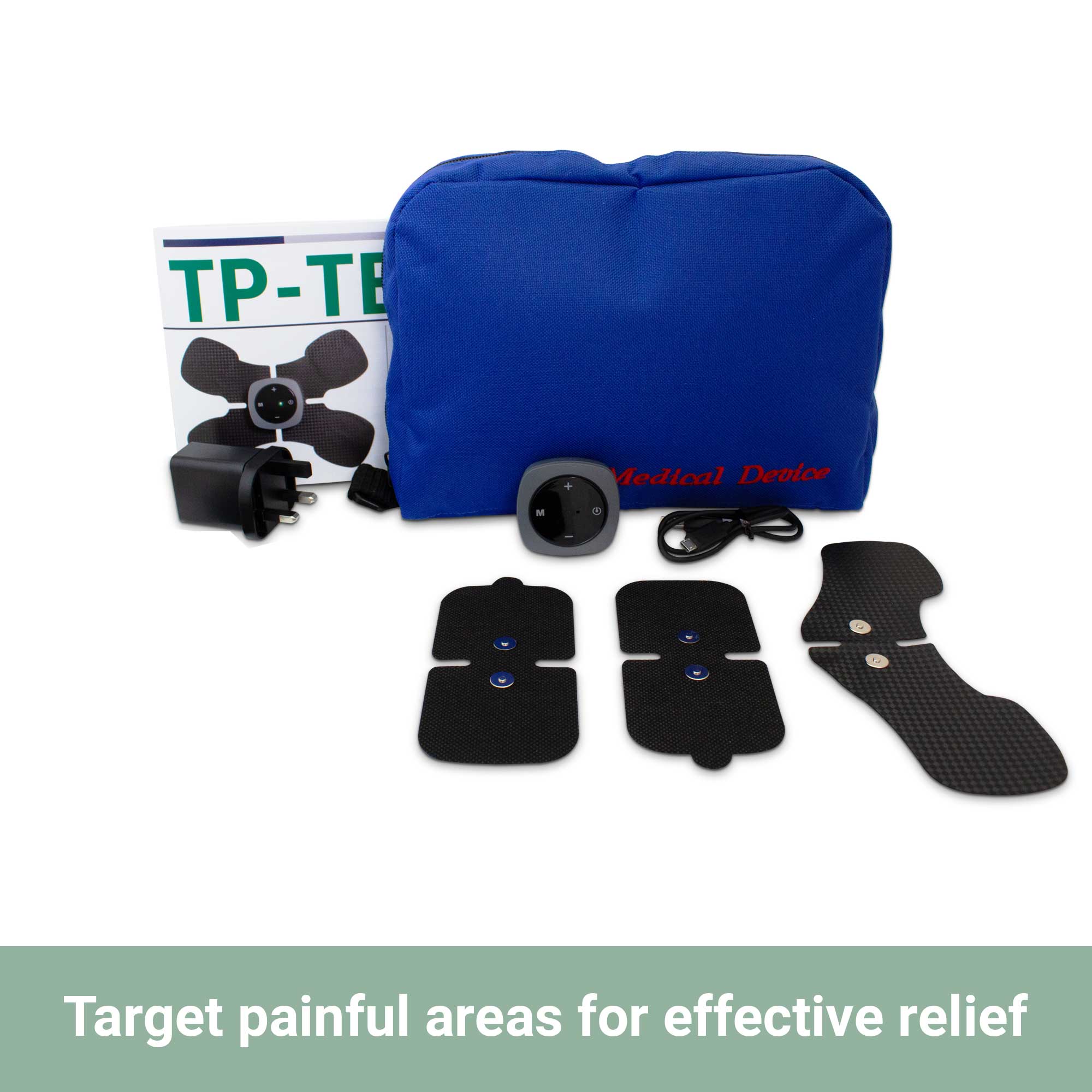 Solo Black Wireless Mini Mini TENS Machine, Compact, Portable Pain Rel ...